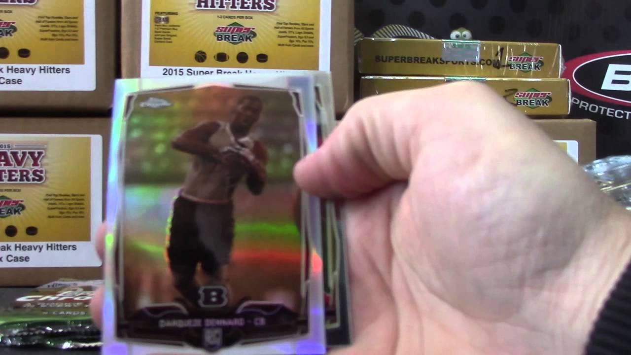 Matt's 2014 Topps Chrome, Mini & 2013 Chrome Football 3 Box Break - YouTube