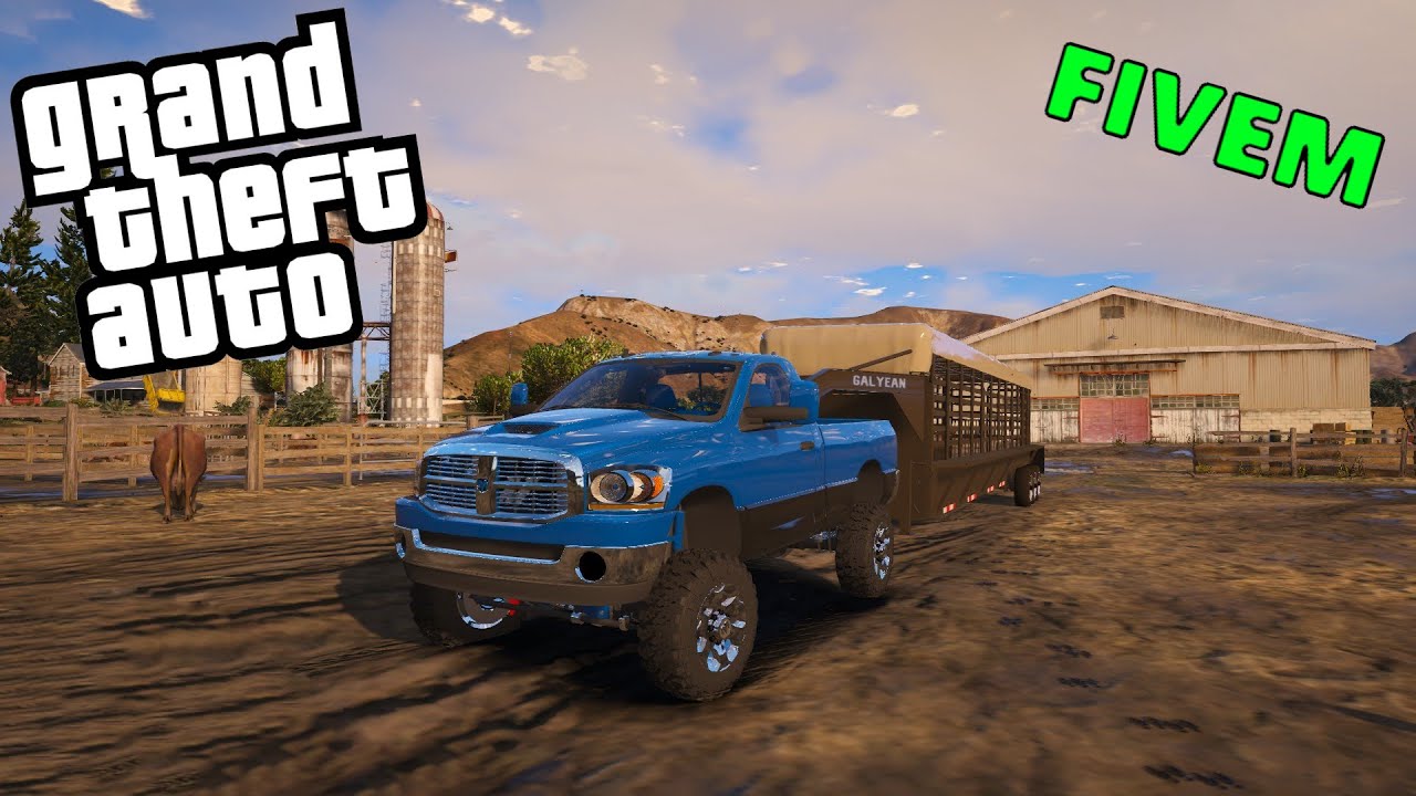 GTA 5 ROLEPLAY | DELIVERING COWS TO THE SLAUGHTER HOUSE WITH FRIENDS ...