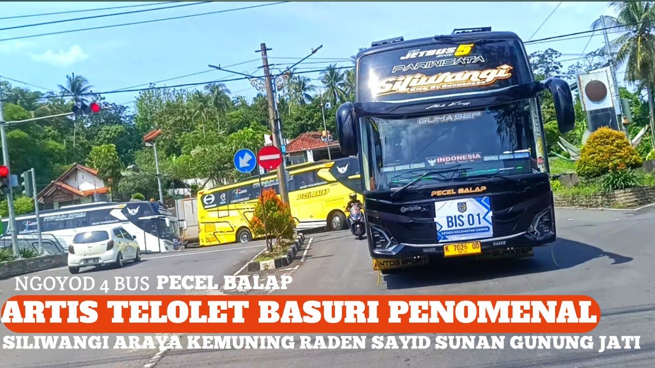 OYAG KEUN‼️NGOYOD 4 BUS ARTIS TELOLET BASURI PENOMENAL 🔥 DARI PO PECEL ...
