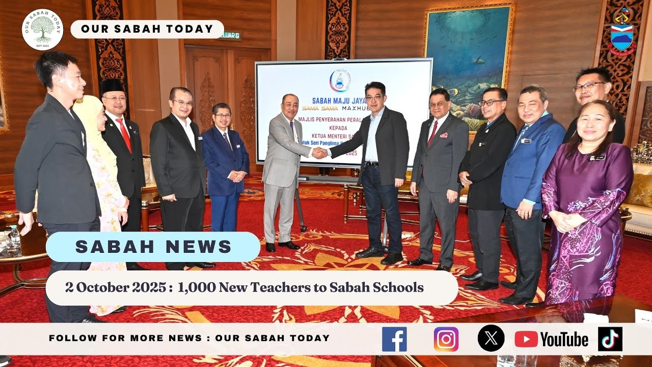 1,000 New Teachers to Sabah Schools - YouTube