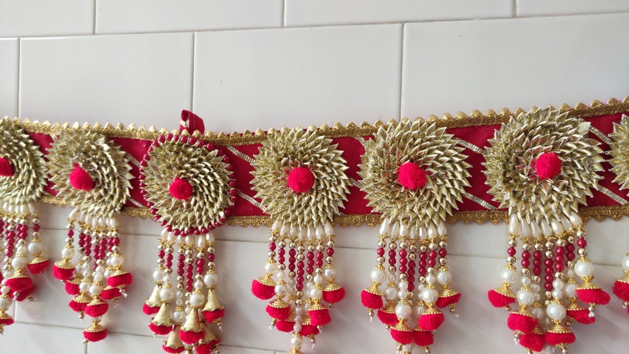 # Latest design # New design toran 2020 # Bandanwar making at home # ...