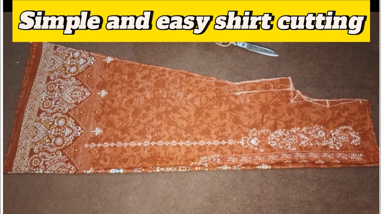 Simple and easy qameez cutting step by step | Easy qameez/ kurti ...