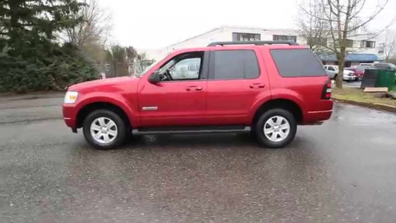 2008 Ford Explorer XLT | Red | 8UB15685 | Redmond | Seattle | - YouTube