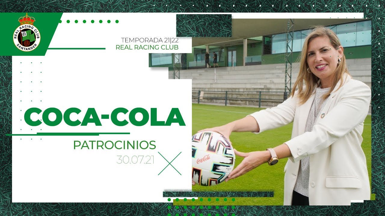 Coca-Cola renueva su patrocinio con el Racing para la temporada 2021/22 ...