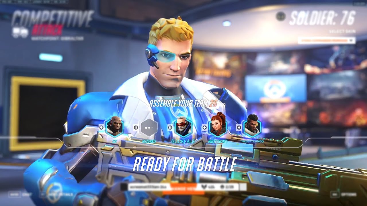 GALE SHOWS HIS SOLDIER 76 SKILL - OVERWATCH 2 TOP 500 SEASON 9 - YouTube