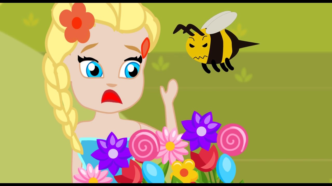 019 Frozen Elsa Bee Stings Crying Full E y Abeja Music - YouTube