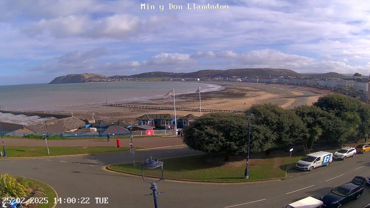 Llandudno North Parade from Min y Don Guest House - YouTube