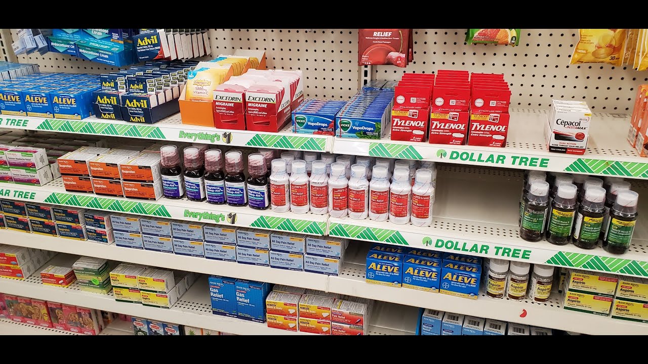 Dollar Tree OTC Shelf Organization 1-19-2020 - YouTube