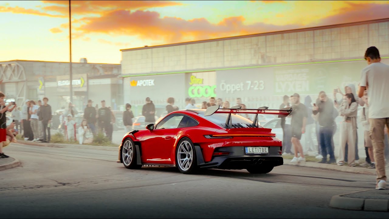 BEST OF CARS AT SWEDISH CARMEET (F4 Racing car, 992 GT3RS, Ferrari F8 ...