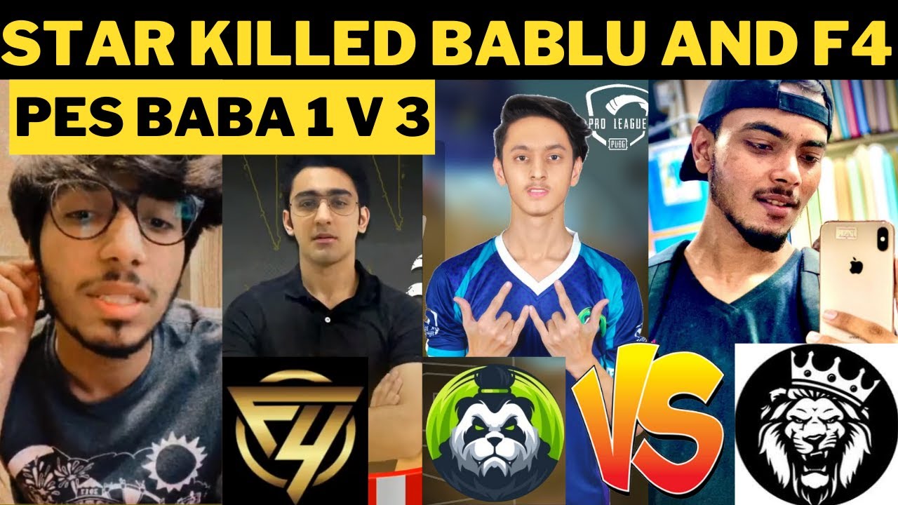 Pes baba 1 v 3 | Star anonymous killed bablu and F4 | @maxddaboss ...