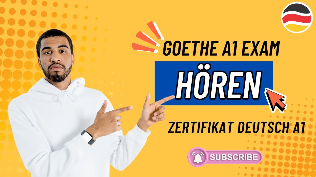 Goethe A1 Exam Hören Modelltest Paper mit Lösungen || Start Deutsch 1 ...