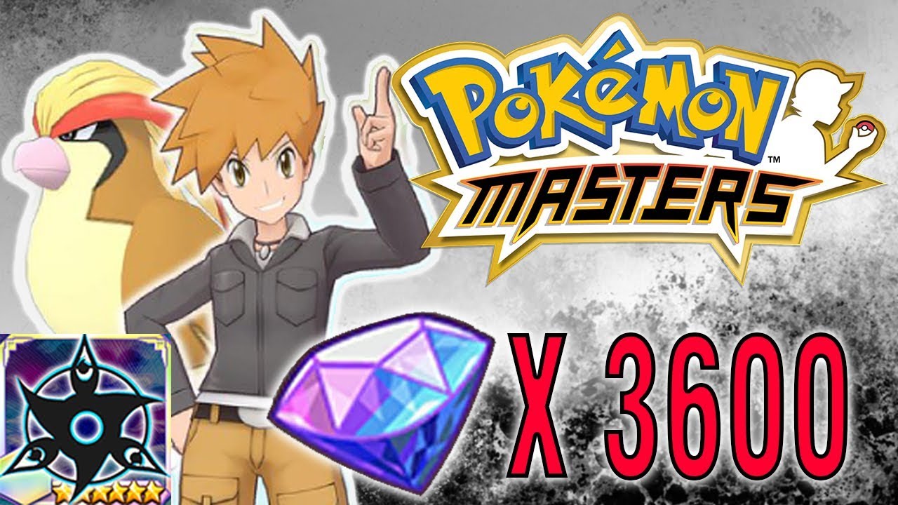Pokemon Masters 3600 Gem Summon for Blue - YouTube