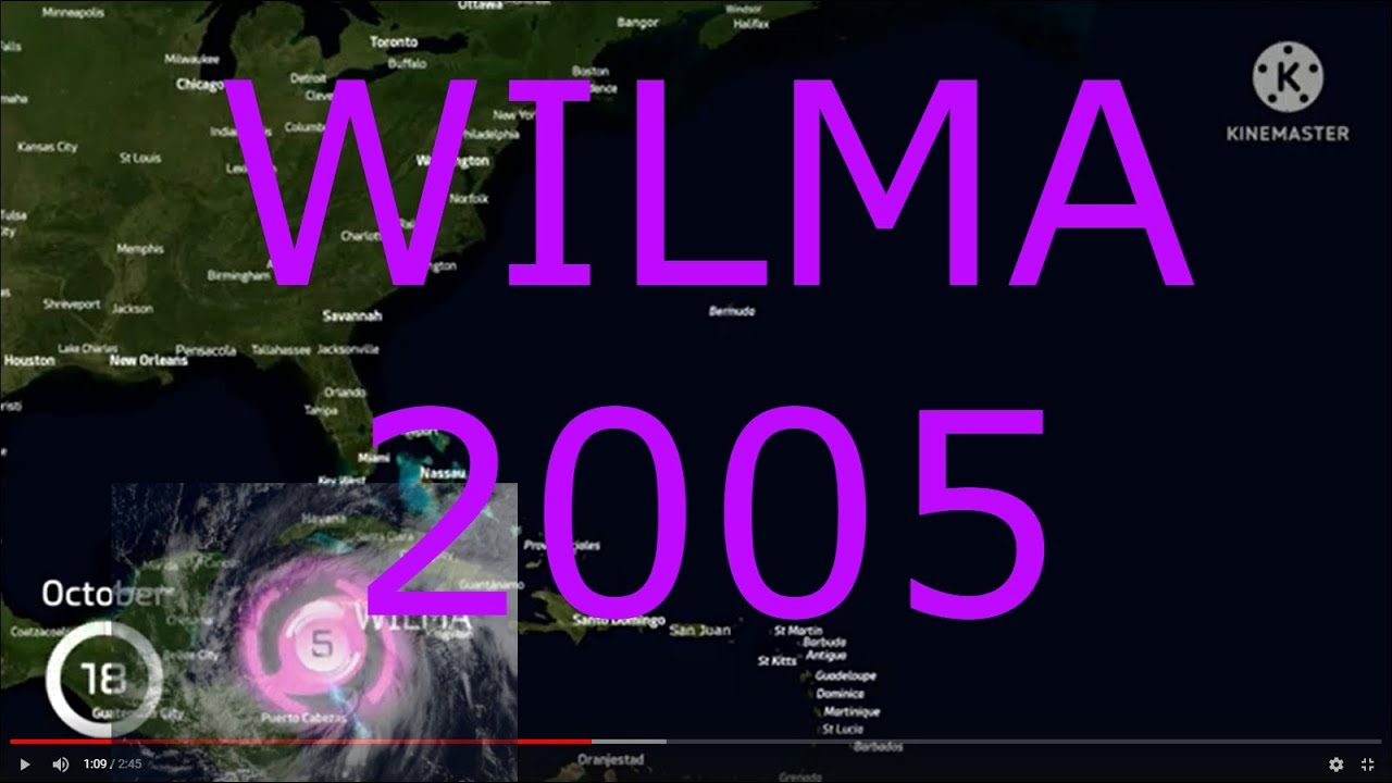 The Track of Hurricane Wilma (17 Years LATER) - YouTube