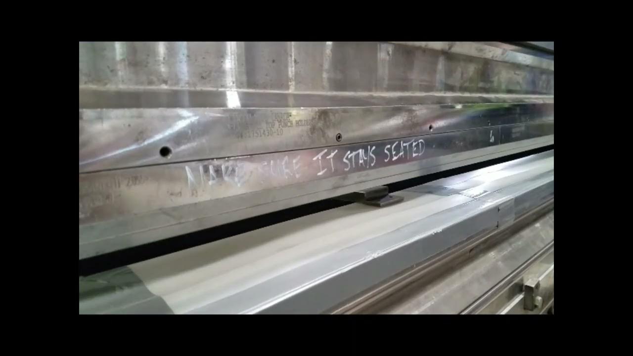 2001 Accurpress 320T x 16' Hydraulic press brake for sale - YouTube