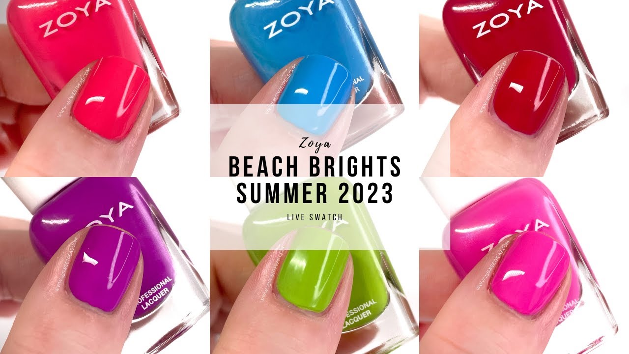 Zoya Beachy Brights Summer 2023 | 25 Sweetpeas - YouTube