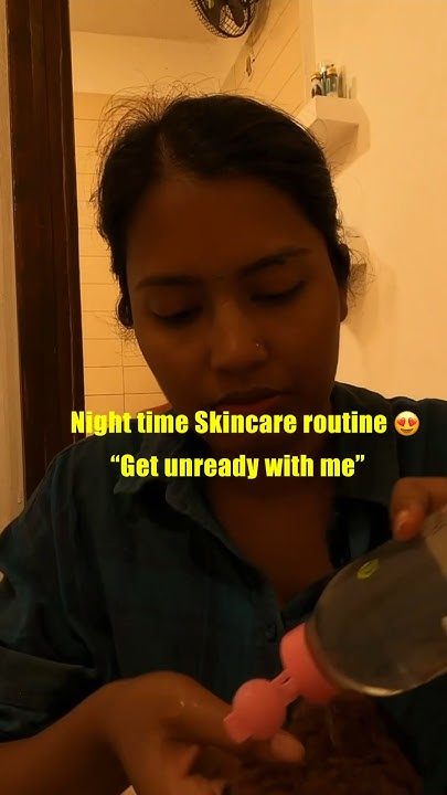 Night time skincare routine🥱 #skincare #skincaretips #nighttimeskincare #shortsyoutube - YouTube