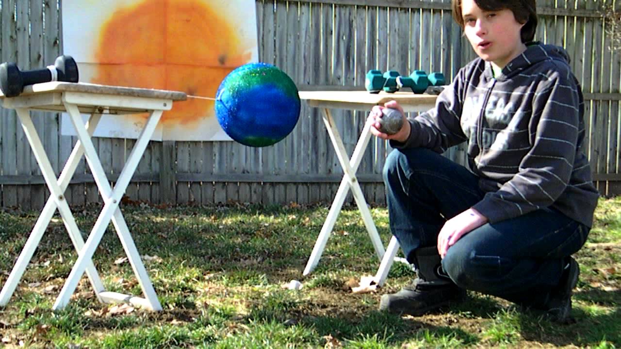Science Project: Meteorite hitting earth - YouTube