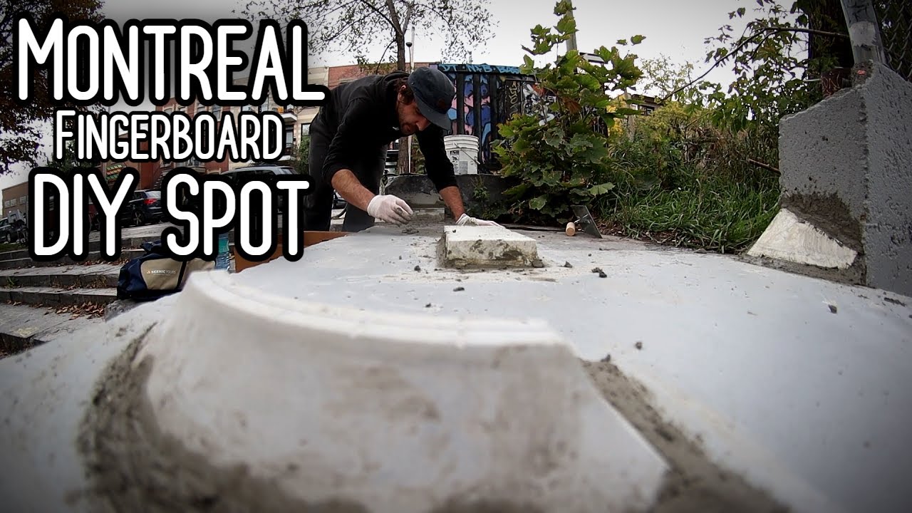 DIY Fingerboard Spot In Montreal - YouTube