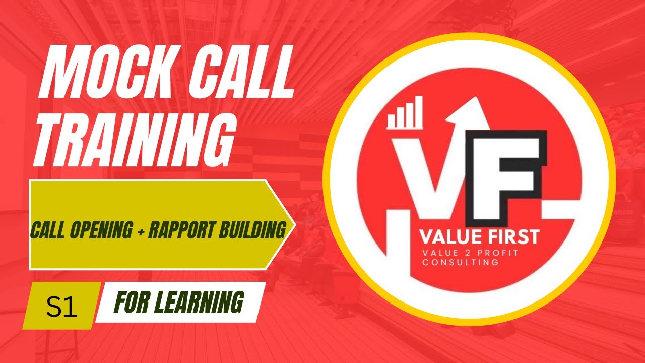 Mock Call Training | Call Opening-Rapport Building | S1 | LIVE - YouTube