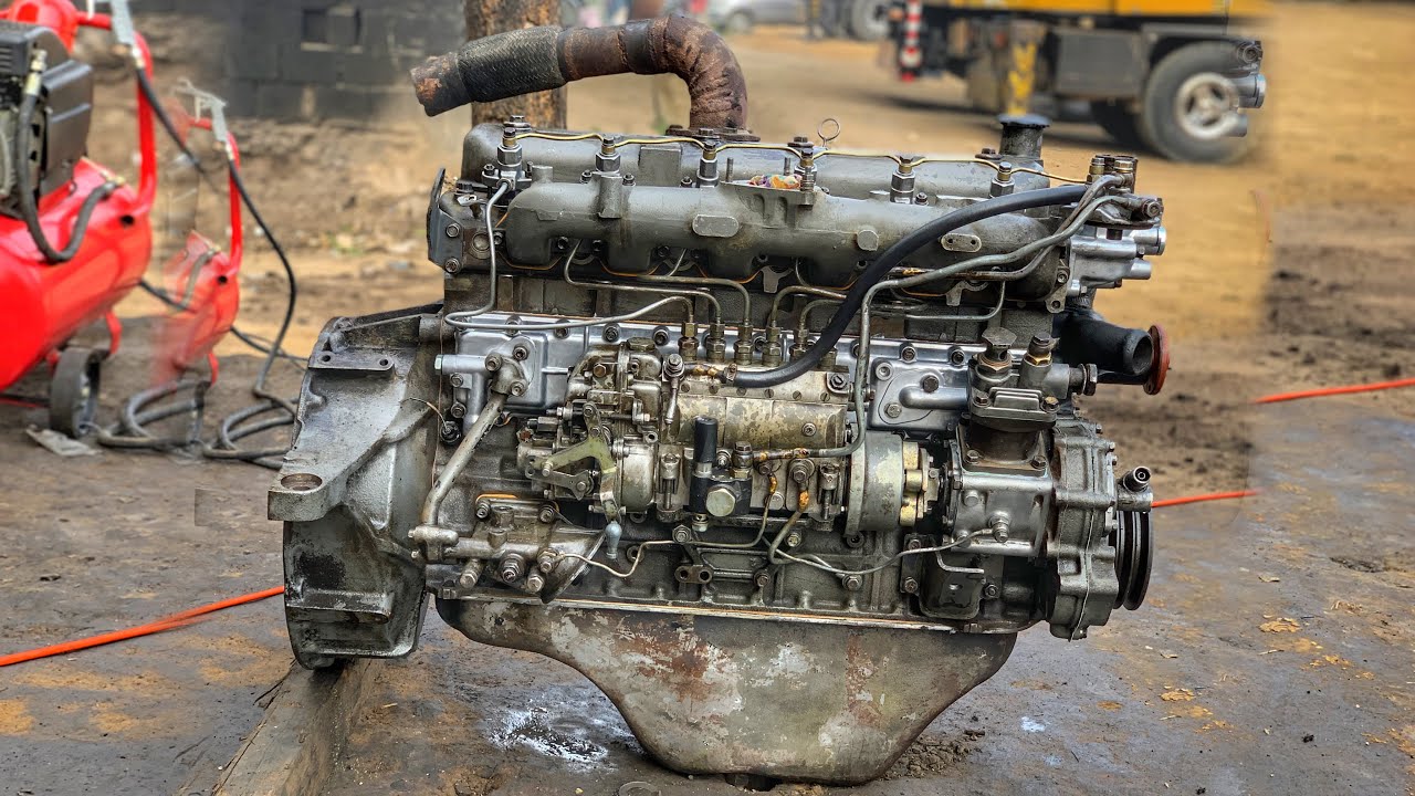 Incredible Reconstruction of Isuzu 6BB Diesel Engine - YouTube