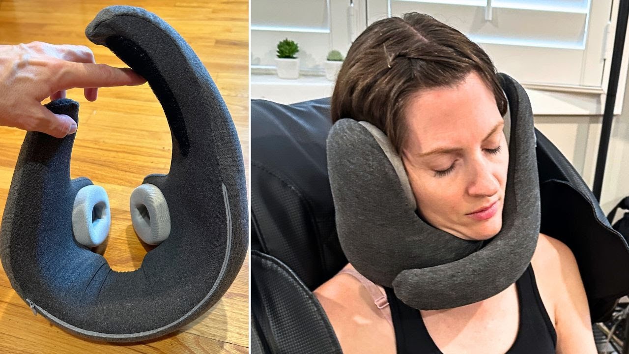 Renpho Travel Pillow | FULL SUPPORT + NOISE REDUCING!! - YouTube