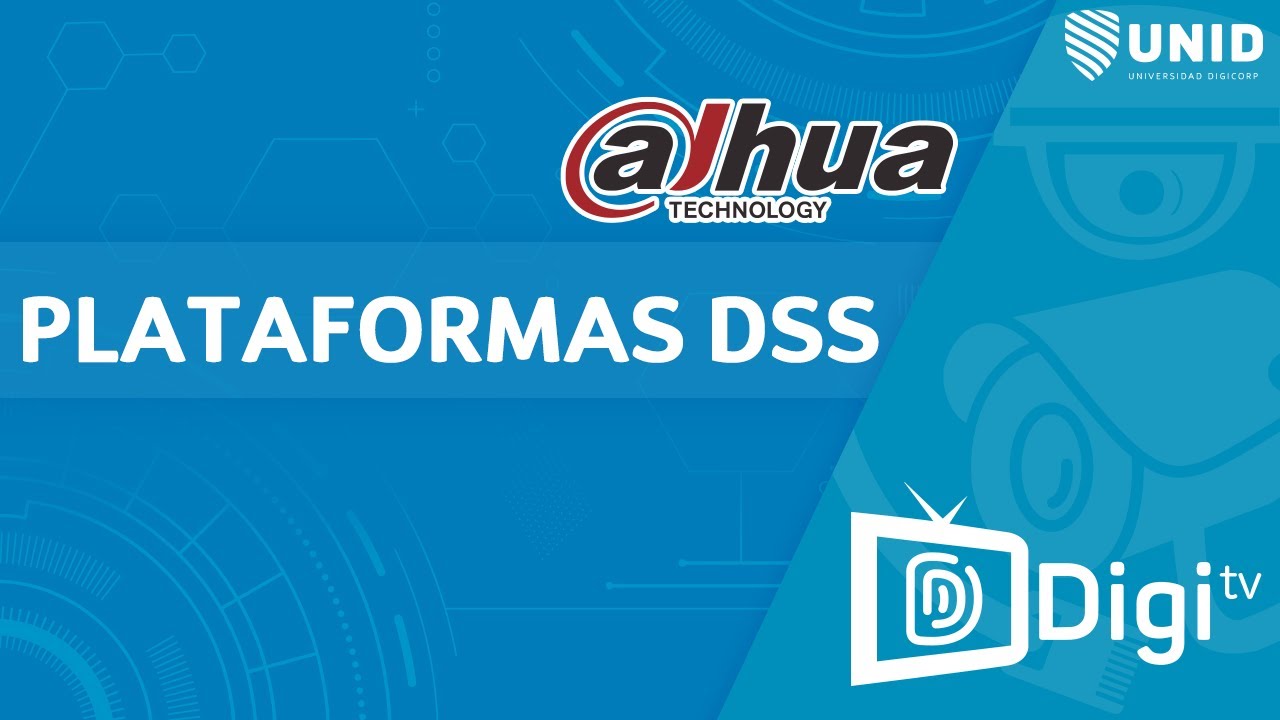 PLATAFORMAS DSS - DAHUA - YouTube