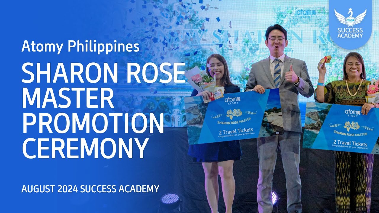 Promotion Ceremony: New Sharon Rose Master | Atomy Philippines Success ...