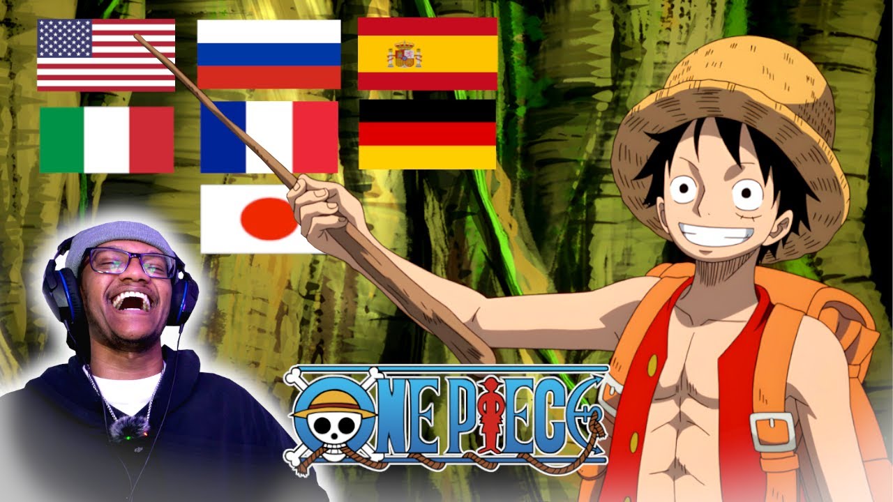 LUFFY Singing In SKYPIEA! In 7 Languages! | ONE PIECE | REACTION - YouTube