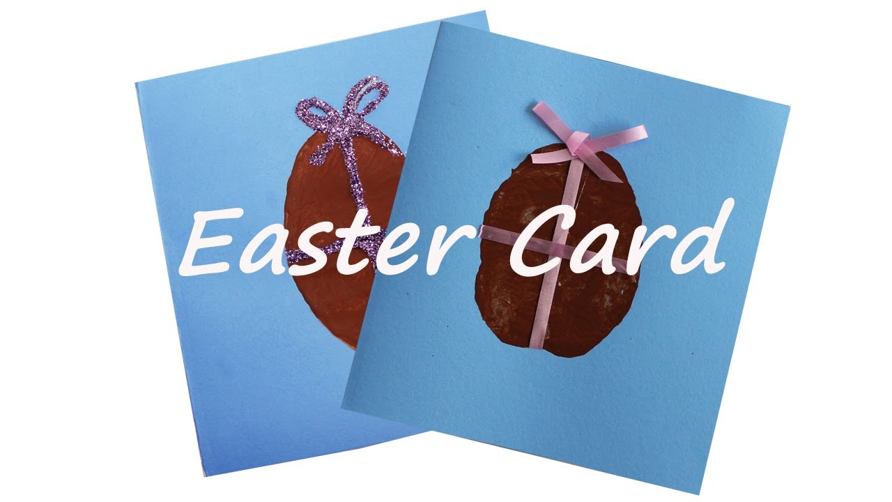 Easter cards to make yourself - YouTube