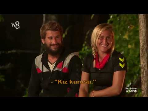 Survivor 2017 en komik sahnesi sabriye gülmekten kırıp geçiriyor.