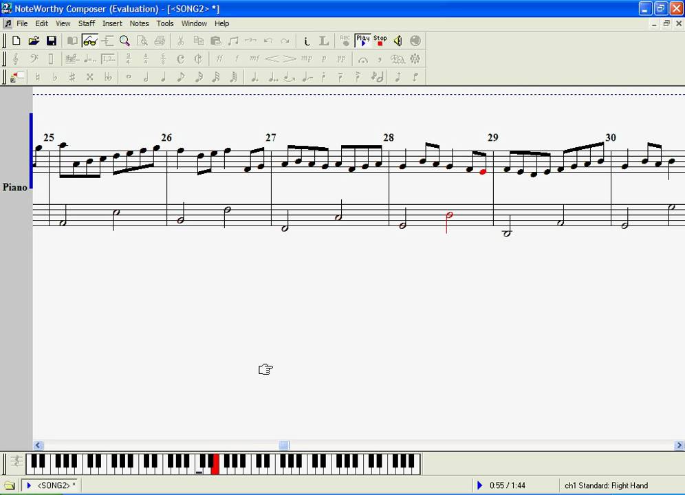Noteworthy Composer: Canon D solo piano - YouTube