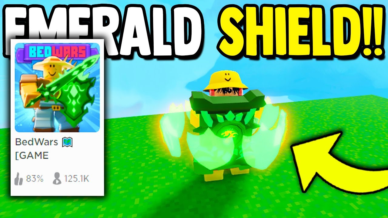 *NEW* EMERALD SHIELD UPDATE!! | Roblox BedWars - YouTube