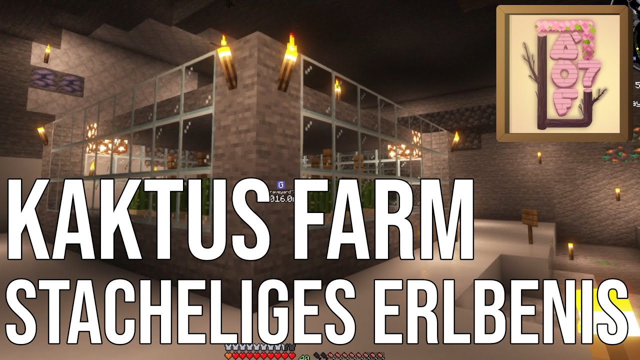 Grüner Daumen in Minecraft: Kaktus Farm Bau | All of Fabric Mod | Folge 37 - YouTube