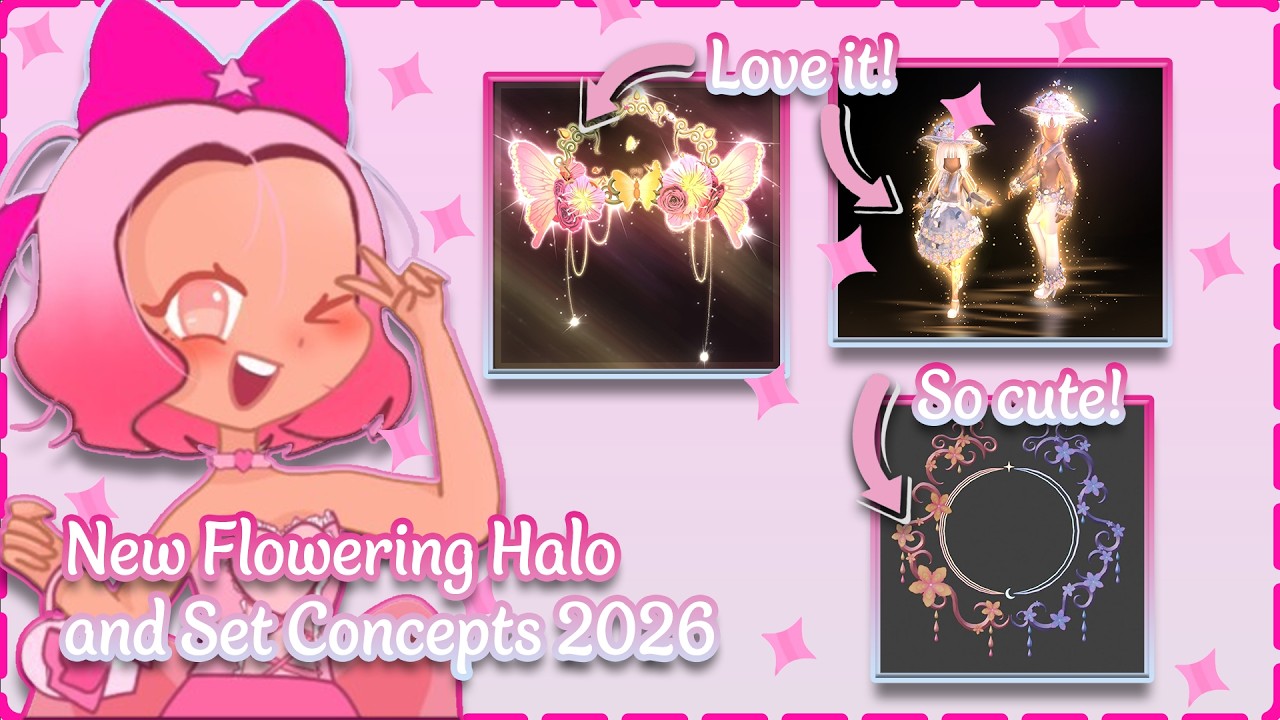 New Flowering Halo and Set Concepts 2026 | Royale High - YouTube