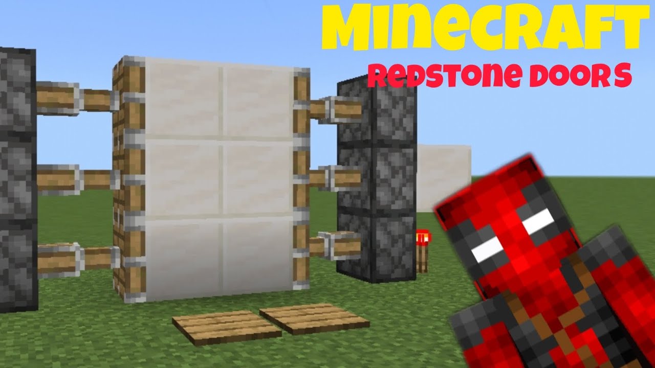 Minecraft: Redstone Doors 🖤 - YouTube