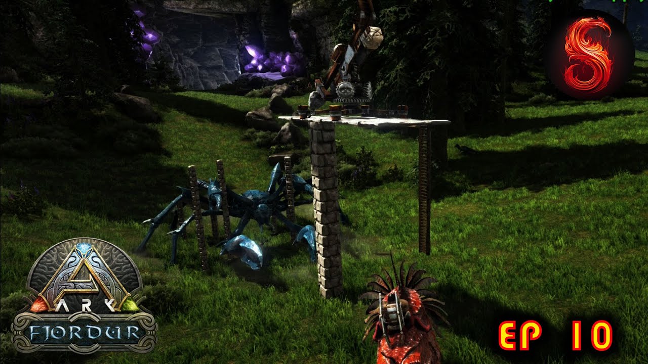 ARK FJORDUR | I found a high level KARKINOS and tamed it! - YouTube