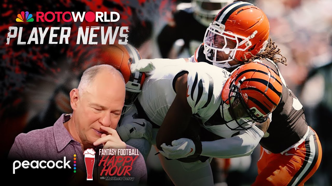 Bengals sputter again Week 1; CLE options emerge | Fantasy Football ...