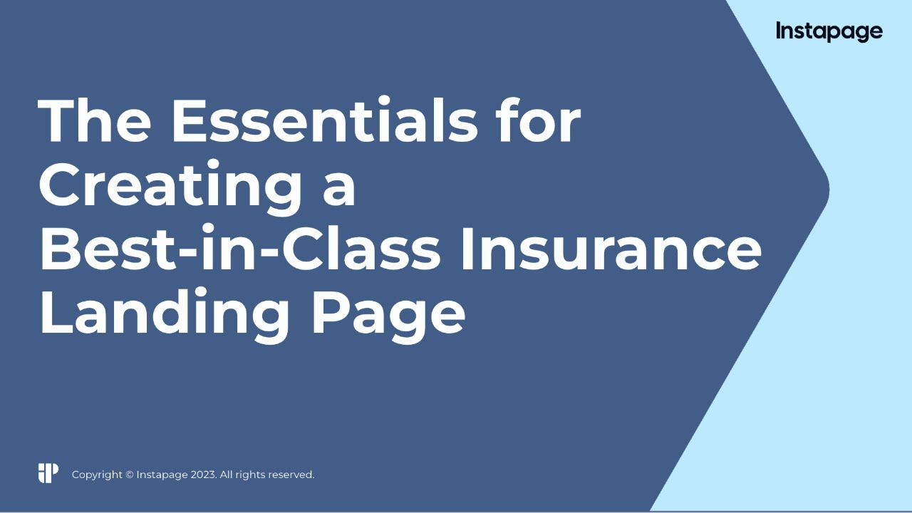 The Essentials for Creating a Best-in-Class Insurance Landing Page ...
