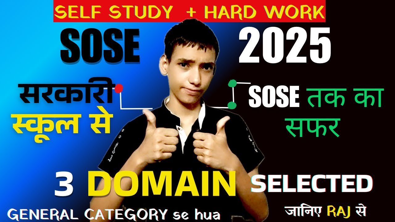 SOSE selected student interview"SOSE 2026 Strategy SOSE 2026Selected in ...