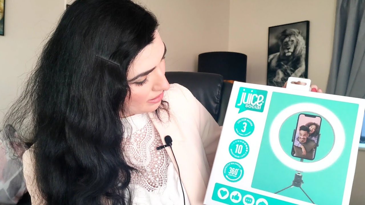 Ring Light Review | Juice Social Ring Light - Selfie light - YouTube