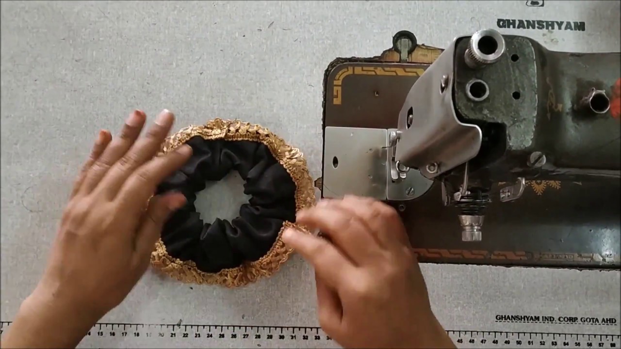 Hair Band/ Hair Rubber making in minutes - YouTube