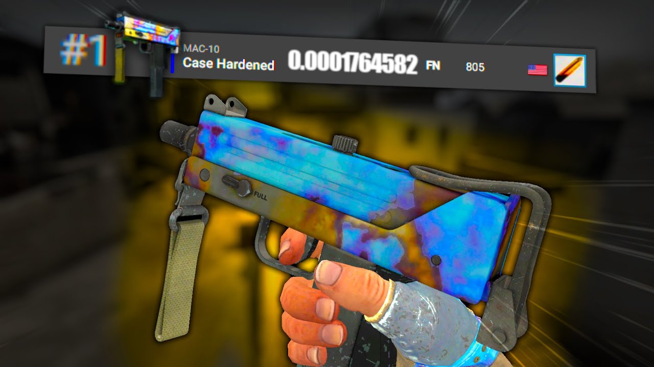 Attempting the #1 Mac-10 Case Hardened - YouTube