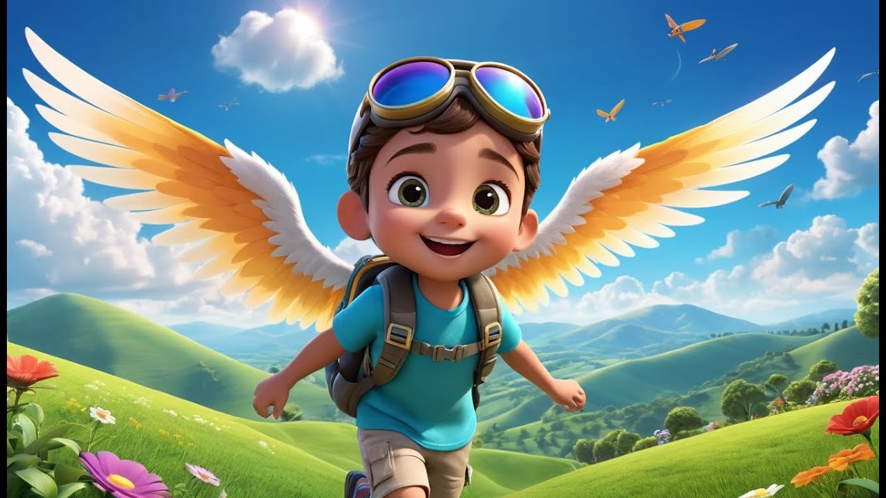 Fly, Fly So High, Up into the Sky | Fun Nursery Rhyme for Kids | Sing ...