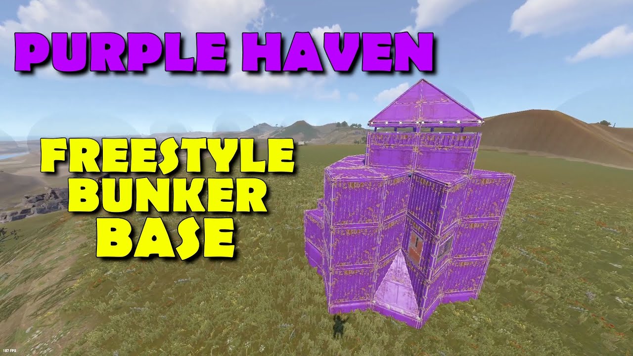 FREESTYLE BUNKER BASE DESIGN RUST 2024 - YouTube