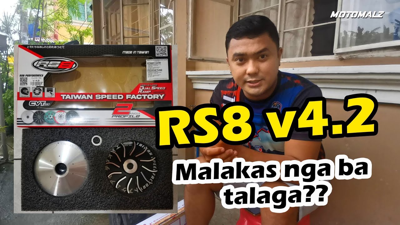 RS8 v4.2 PULLEY SET for Honda Click 125 | REVIEW | UNBOXING | POV | HOW ...