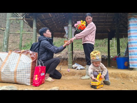 New life: The single mother was surprised when Quang returned home after only two days.