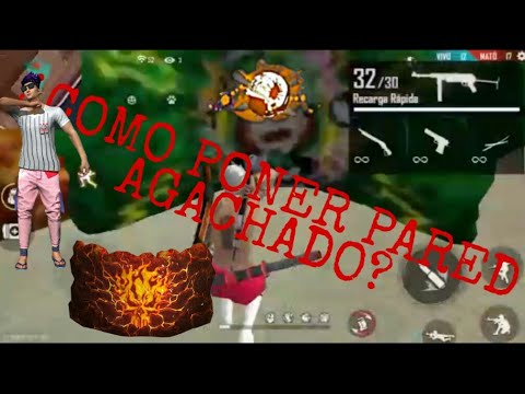 ¿Como poner Pared Gloo Agachado?Free Fire - YouTube