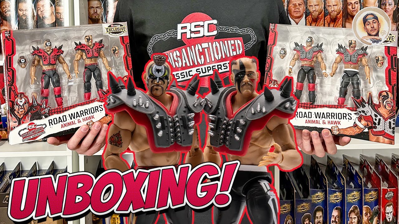 LOD ROAD WARRIORS HAWK & ANIMAL RSC UNSANCTIONED UNBOXING! - YouTube
