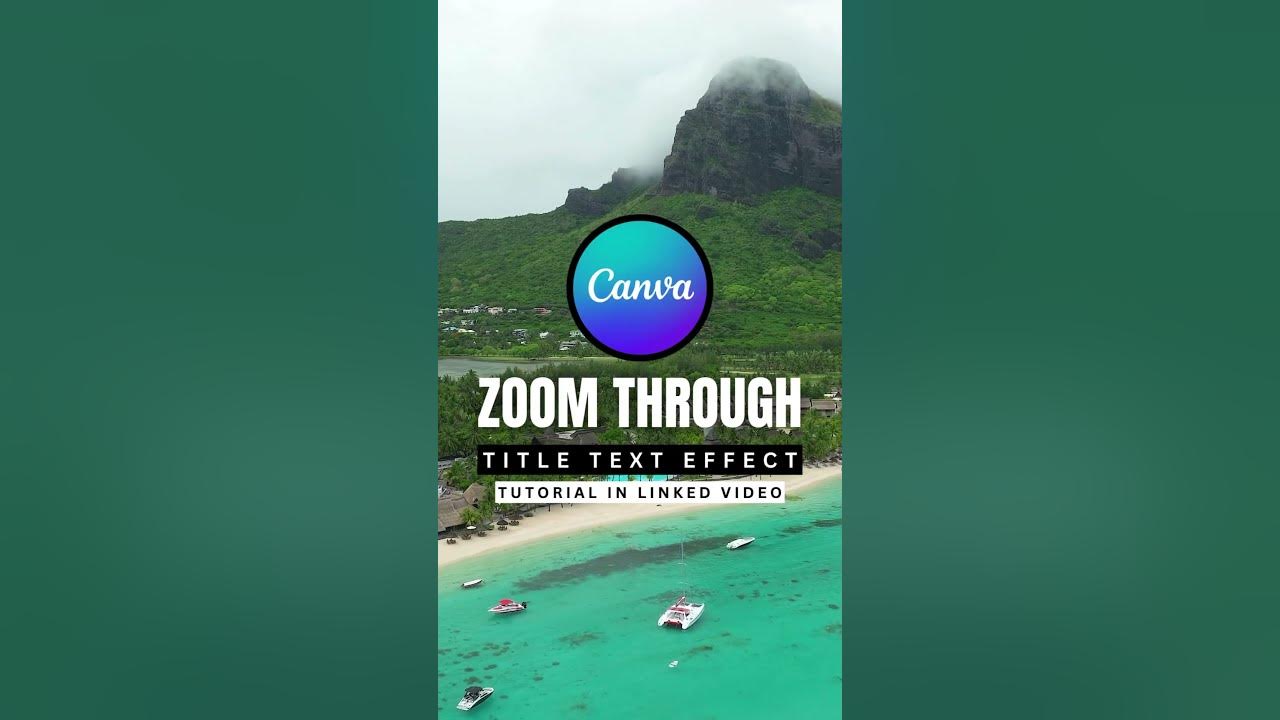 Zoom through text with this awesome Canva trick! - YouTube