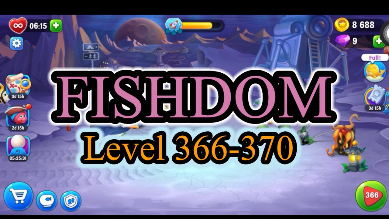 FISHDOM RPD - Level 366-370 - YouTube